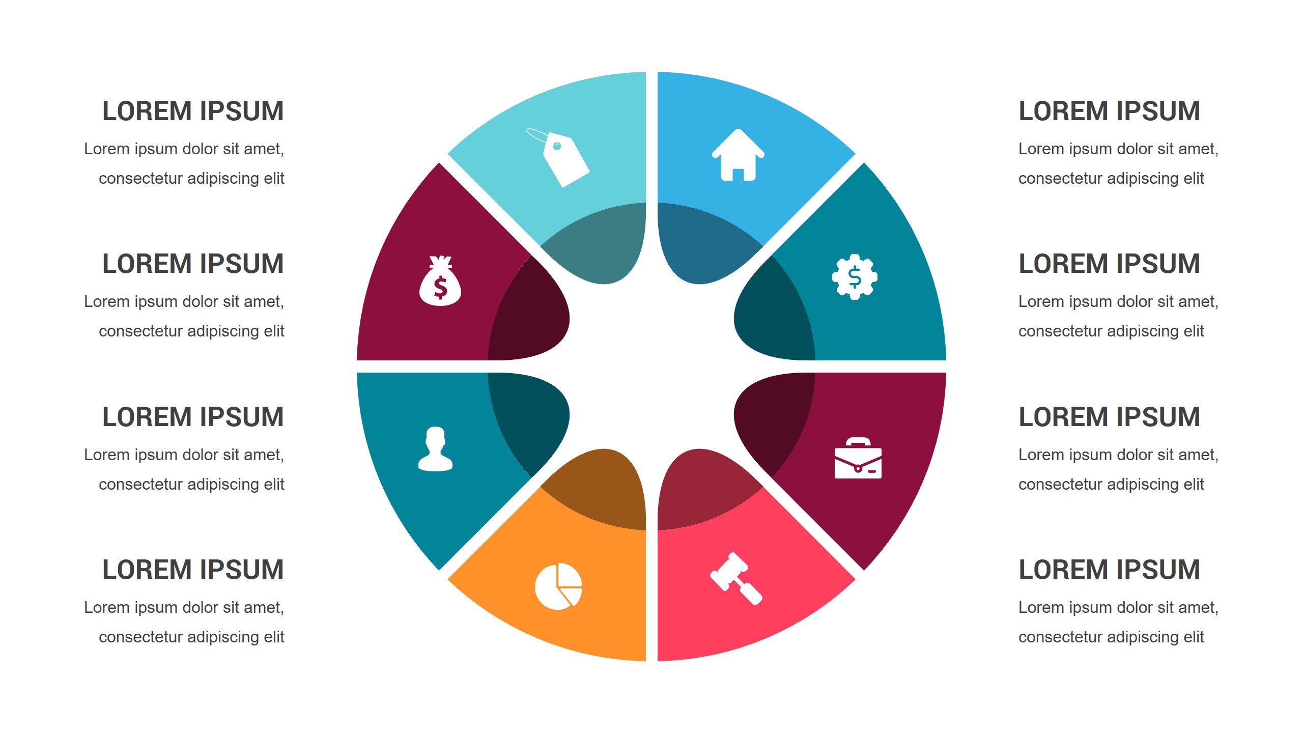 Cycle Infographics PowerPoint Template diagrams, Presentation Templates