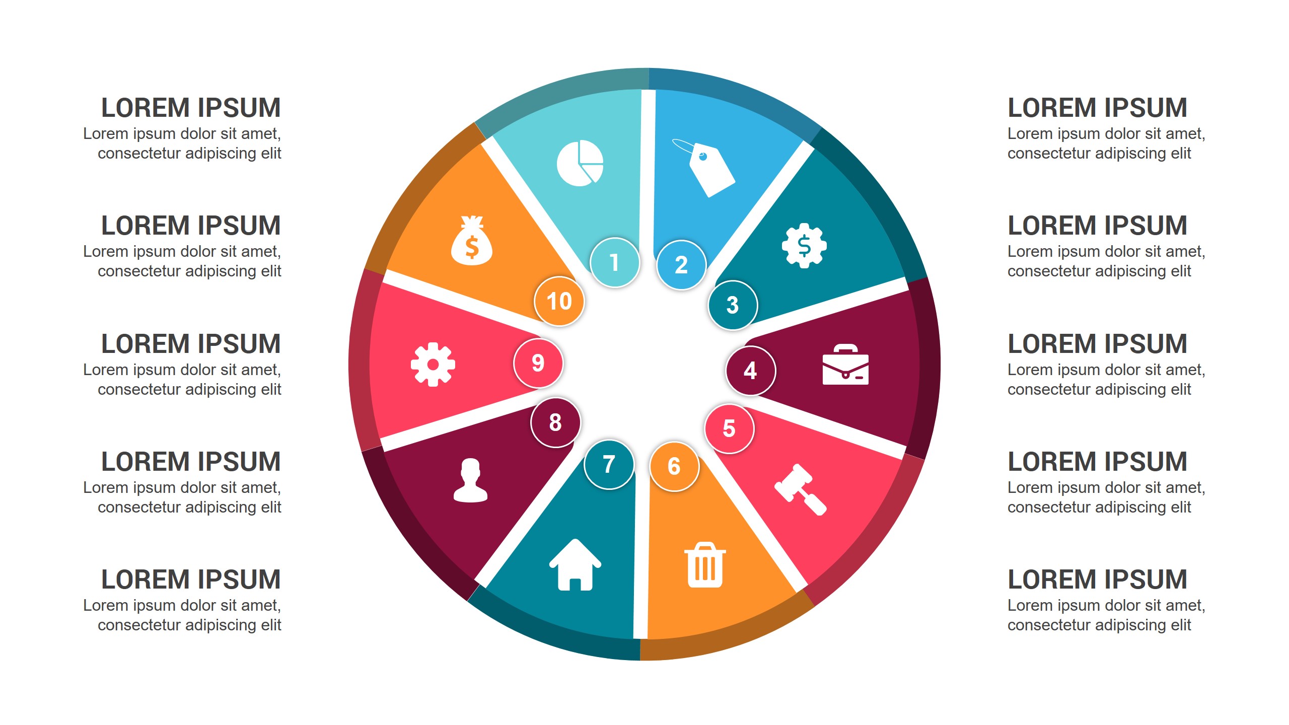 Cycle Infographics PowerPoint Template diagrams by CiloArt | GraphicRiver