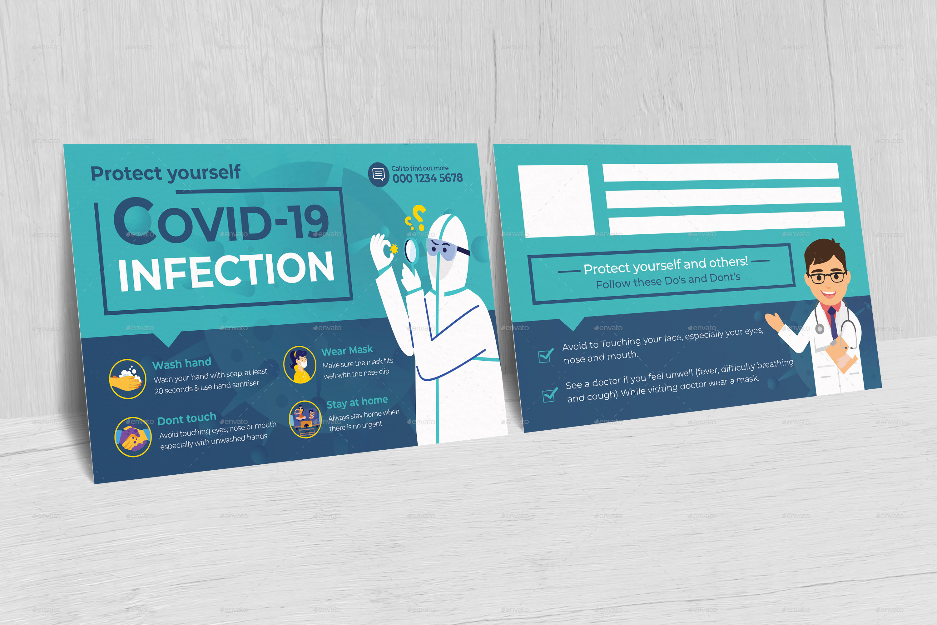 Virus Campaign Bundle Templates, Print Templates | GraphicRiver