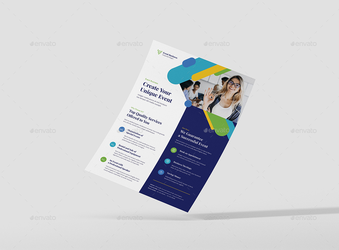 Flyer – Event Business, Print Templates | GraphicRiver