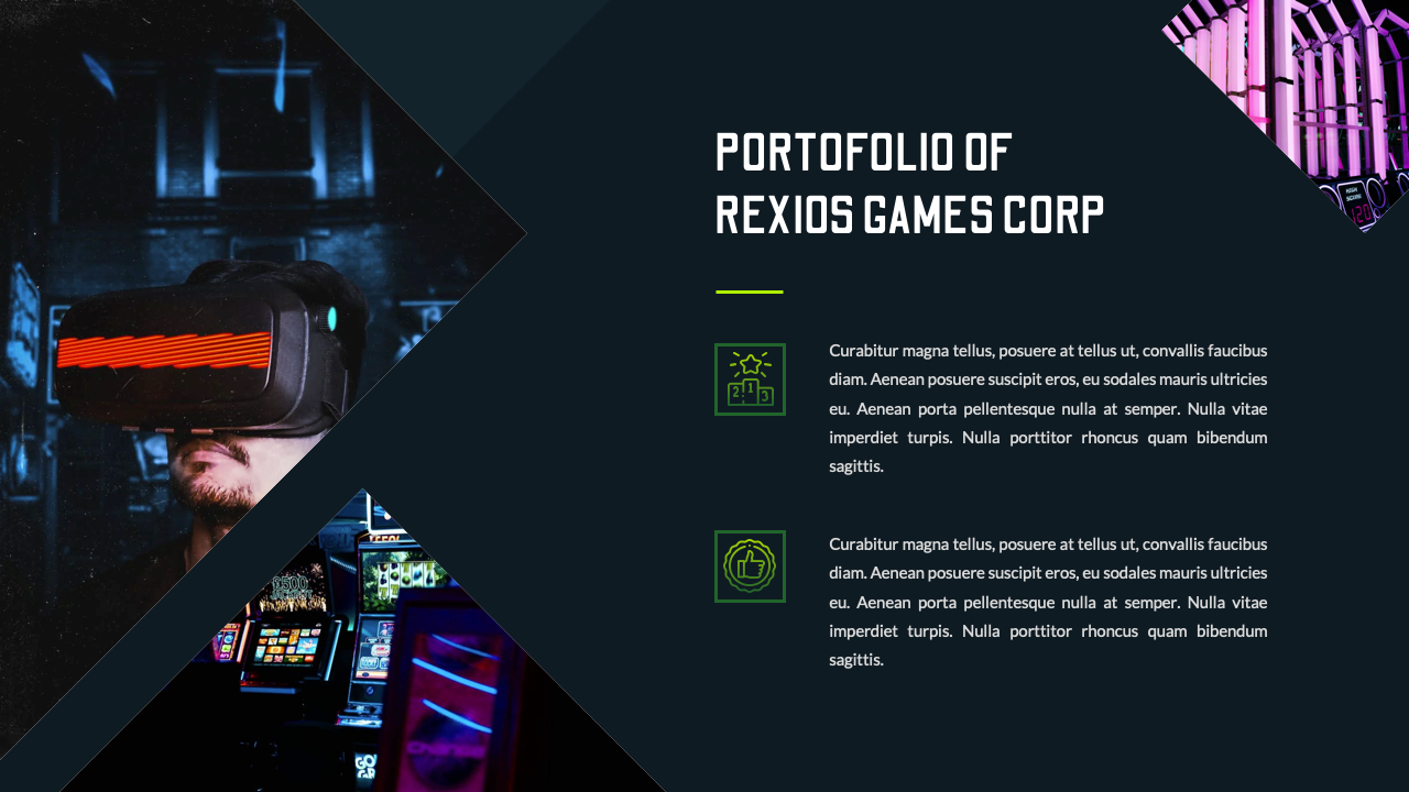 Rexios - Gaming Business Google Slides Presentation Template ...