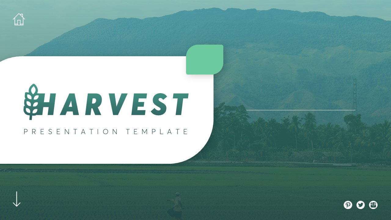 Harvest Agriculture Presentation Template, Presentation Templates ...