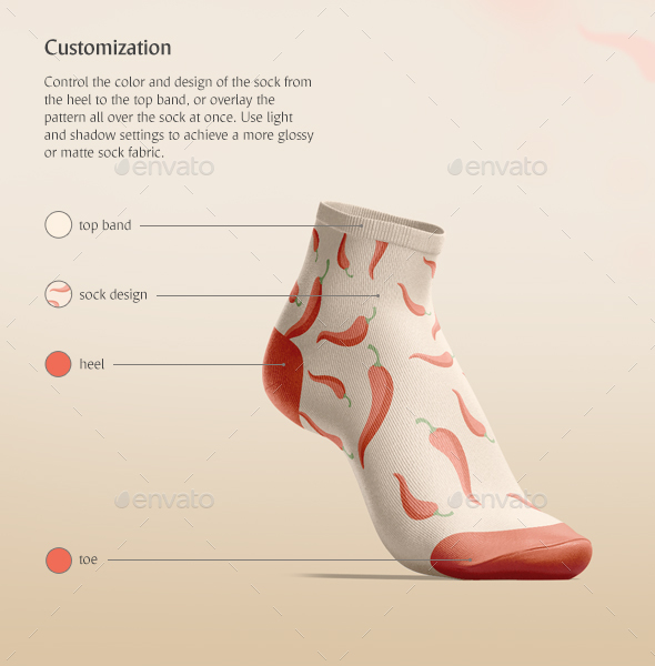 Socks Animated Mockups, Graphics | GraphicRiver