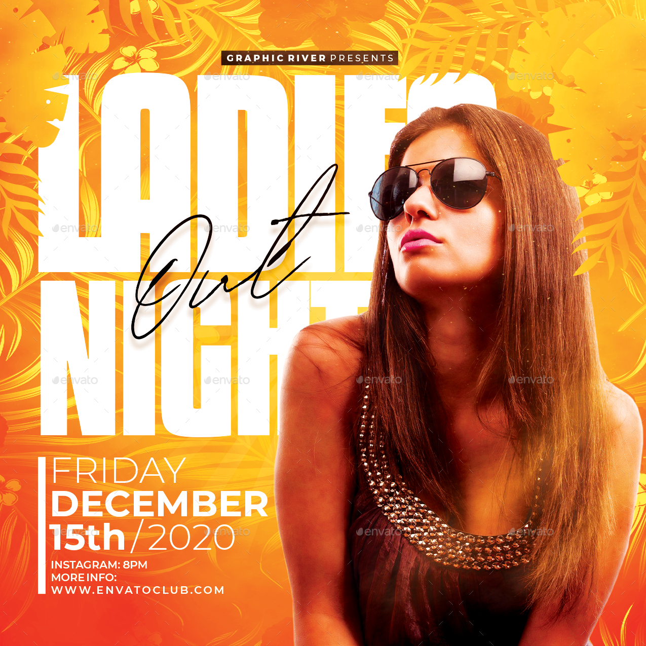 Ladies Night Out Flyer, Print Templates | GraphicRiver