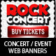 Concert & Event Web Banners & AD Kit PSD, Web Elements | GraphicRiver
