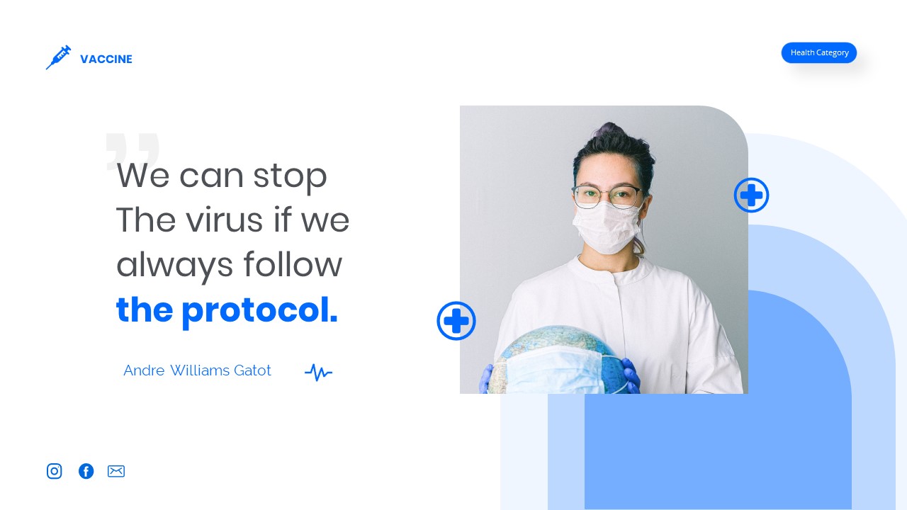 Vaccine - Health Presentation Template, Presentation Templates ...