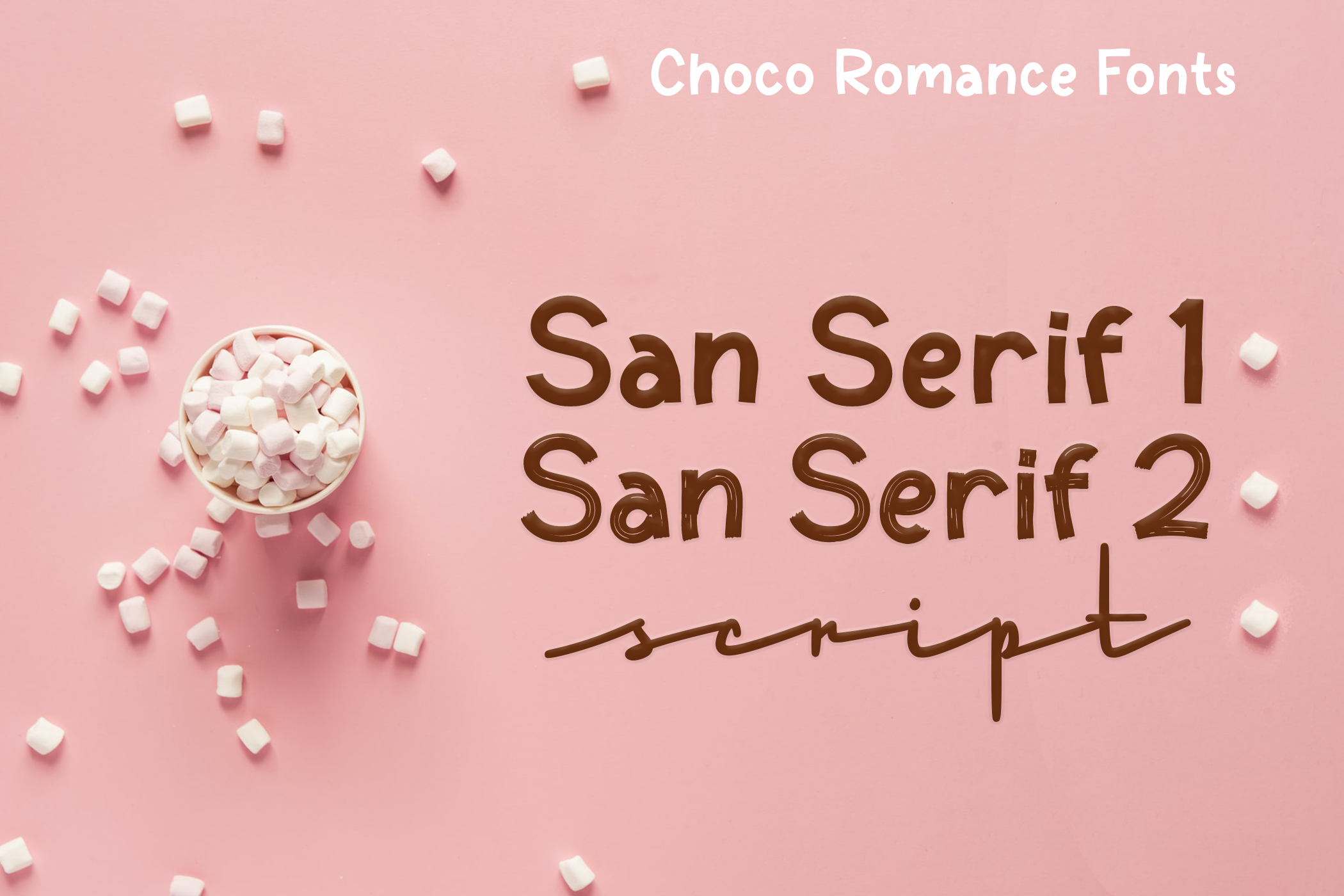 Choco Romance, Fonts | GraphicRiver