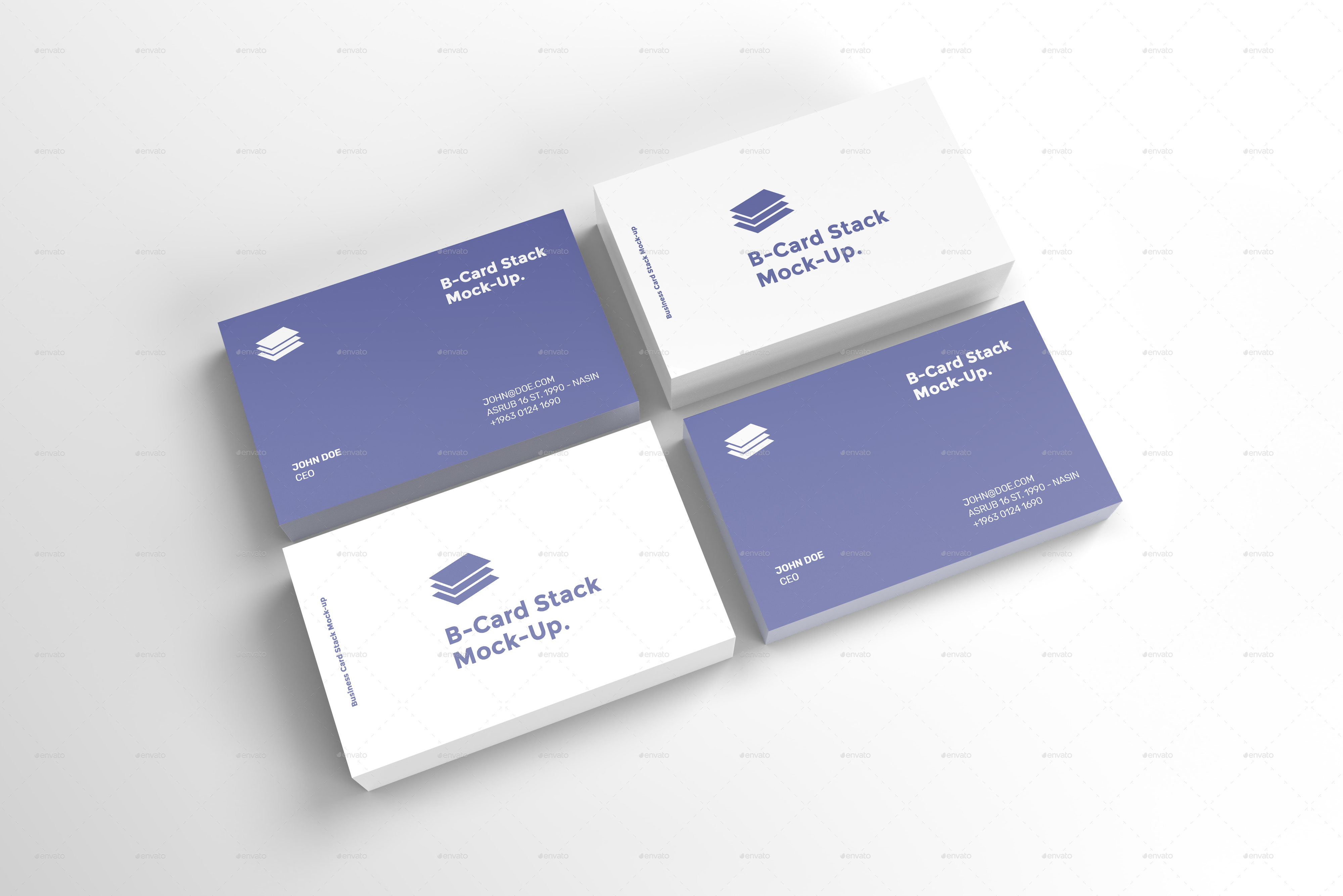 Business Card Stack Mock-up, Graphics | GraphicRiver