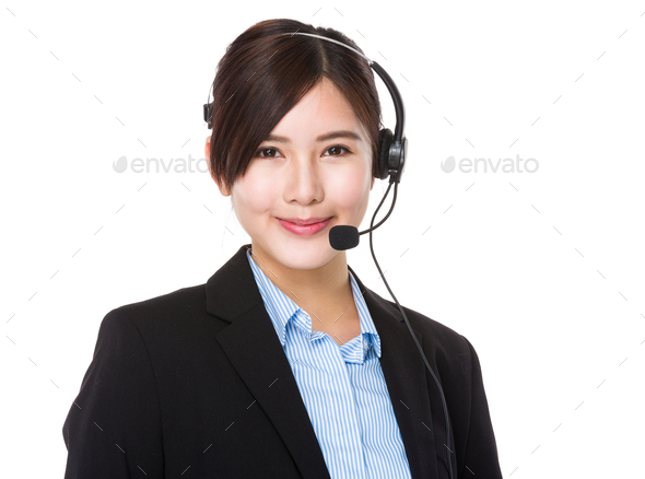 Call center officer Stock Photo by leungchopan | PhotoDune