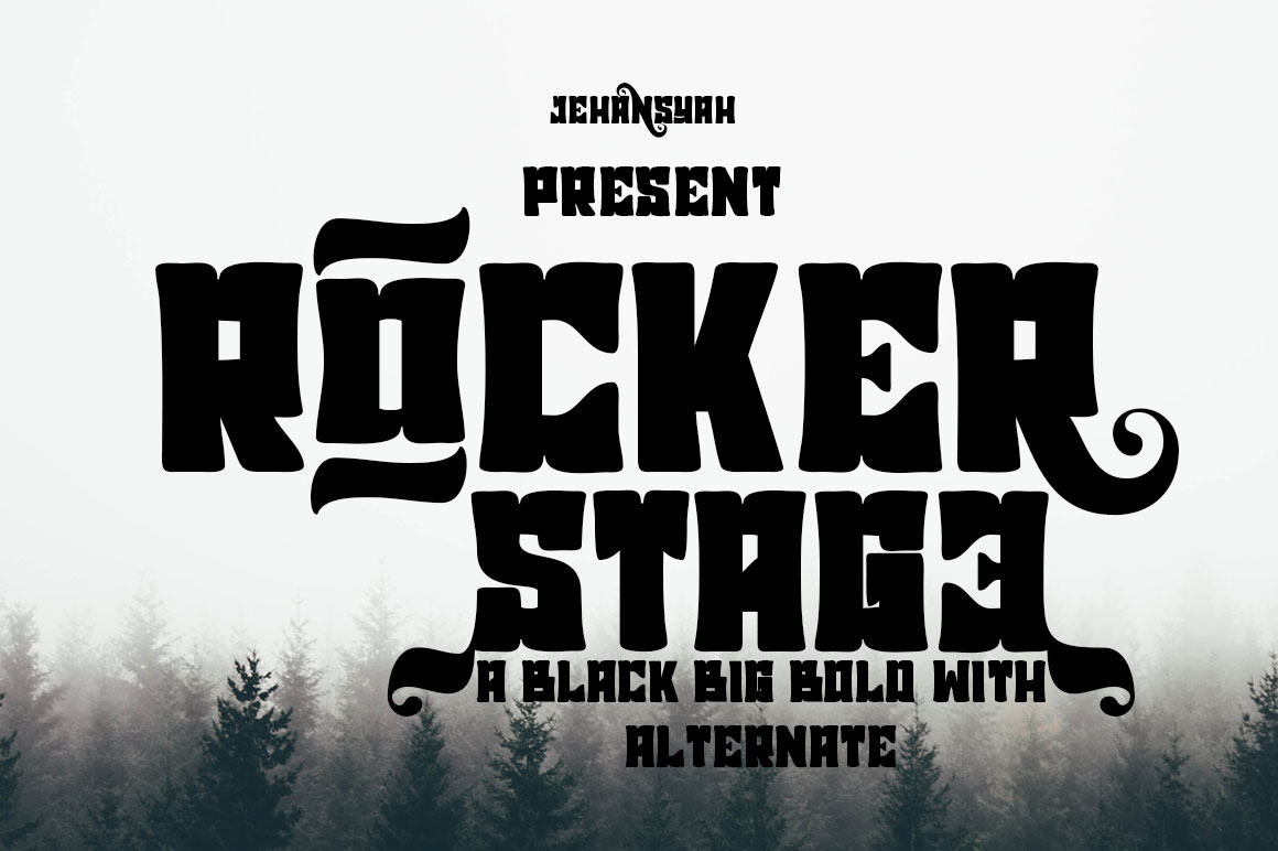 Rocker Stage, Fonts | GraphicRiver