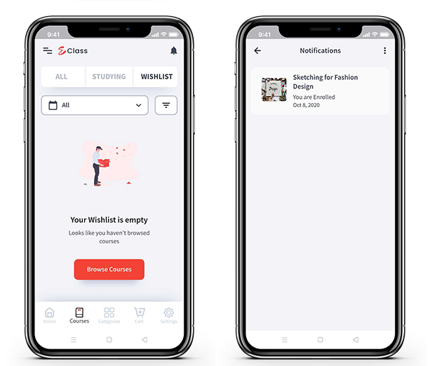 eClass LMS Mobile App - Flutter Android & iOS by media-city | CodeCanyon