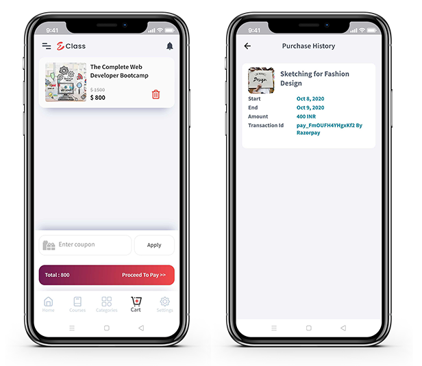 eClass LMS Mobile App - Flutter Android & iOS by media-city | CodeCanyon