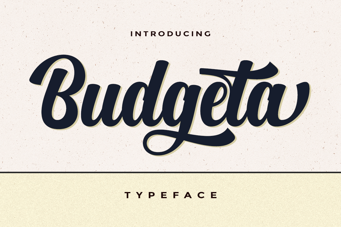 Budgeta Script, Fonts | GraphicRiver