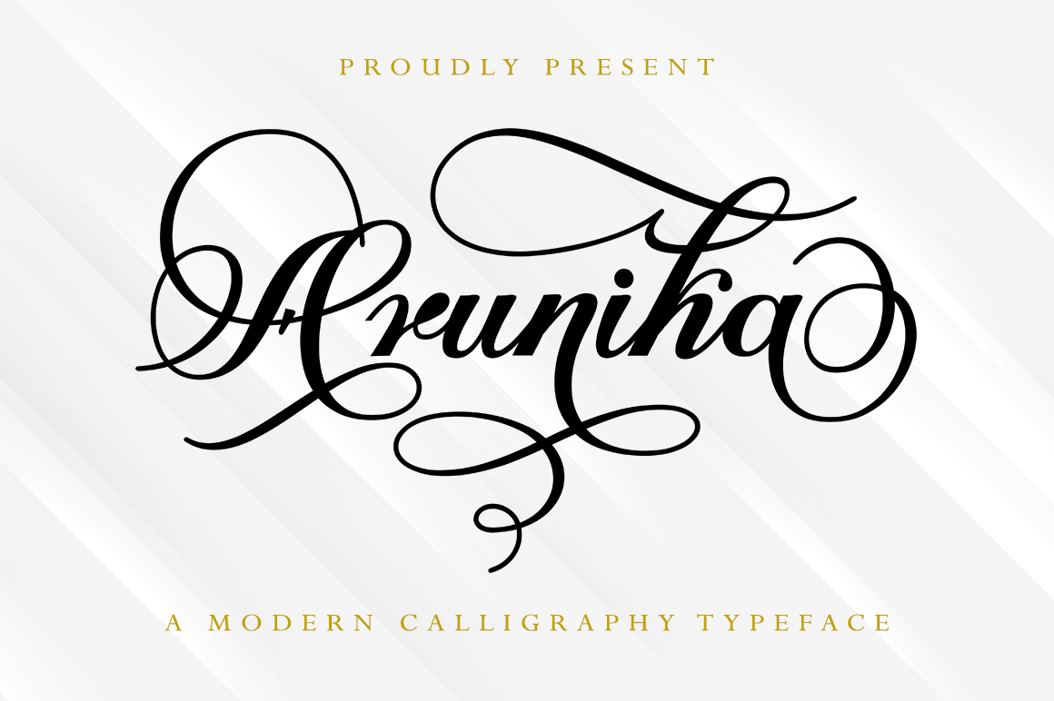 Arunika, Fonts | GraphicRiver