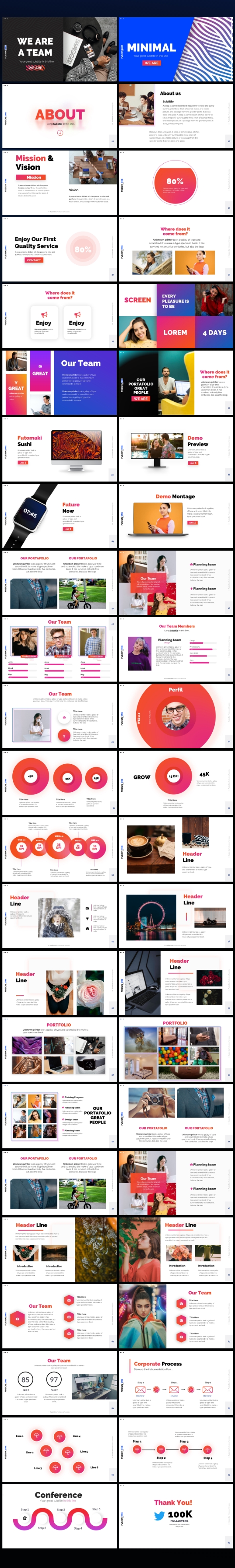 Fusion One Template v1.0 Modern Animated, Presentation Templates ...