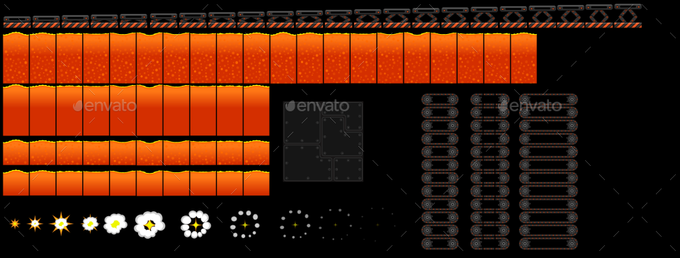 2D Platformer Game Tileset 2, Game Assets | GraphicRiver