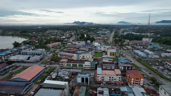 The Towns of Sarawak, Borneo, Malaysia, Stock Footage | VideoHive