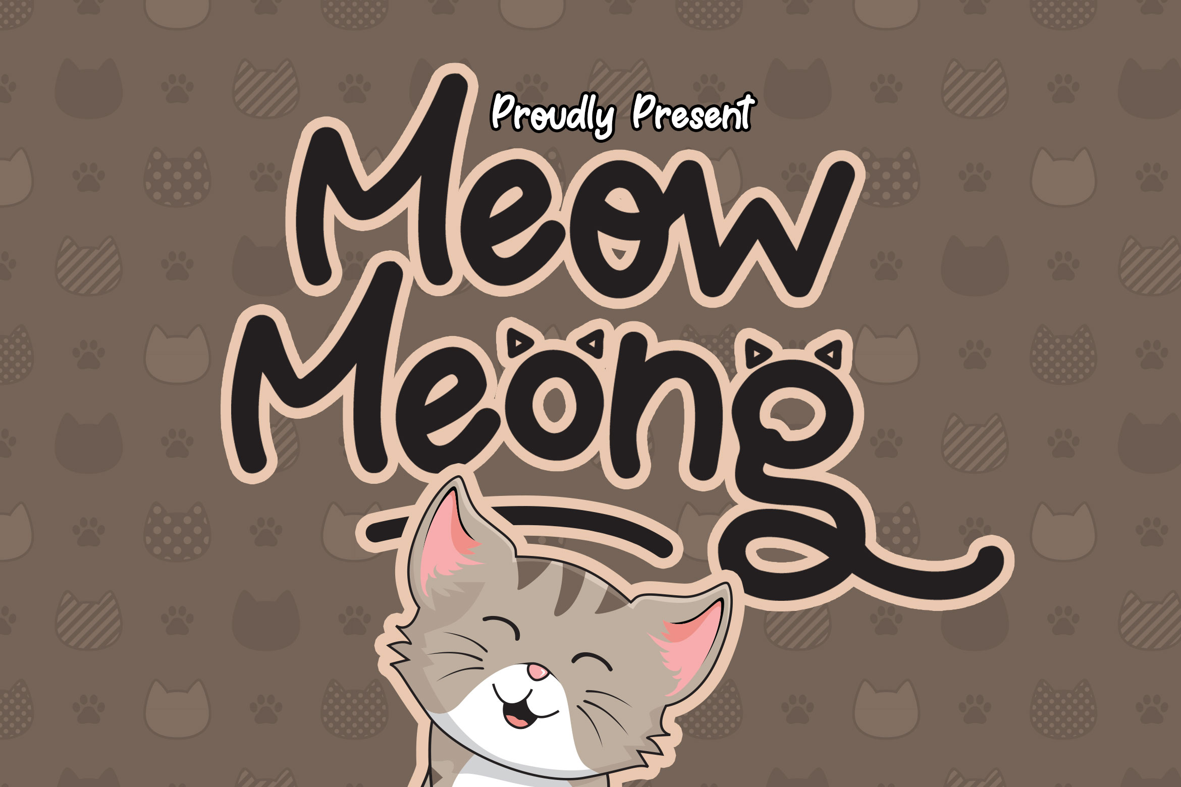 Meow Meong, Fonts | GraphicRiver