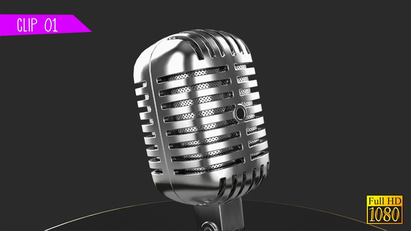 Microphone intro V3, Motion Graphics | VideoHive