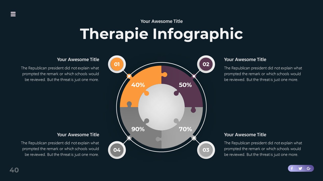 Therapie Mental Health Presentation Template, Presentation Templates