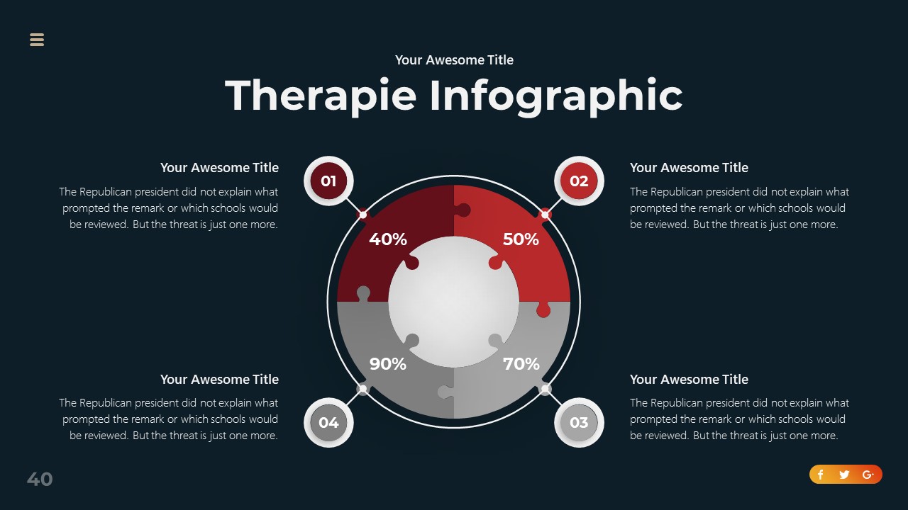 Therapie Mental Health Presentation Template, Presentation Templates