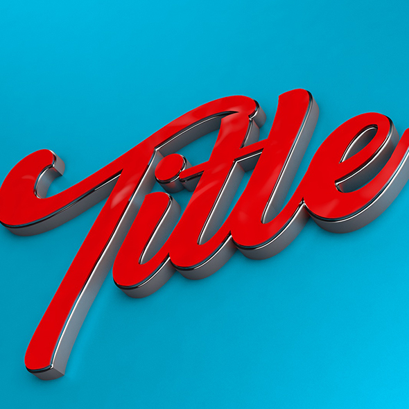 3d Title Design by dopegfx_ | 3DOcean