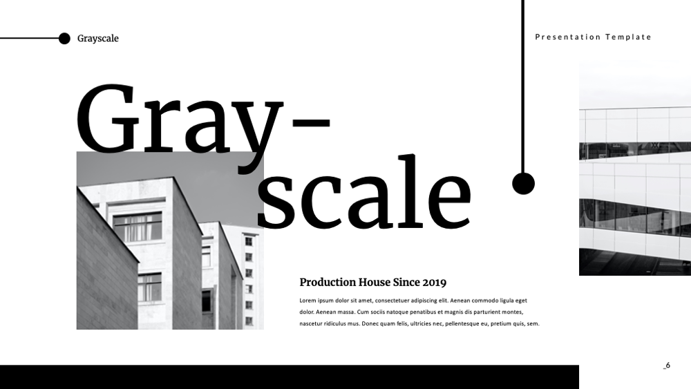 Grayscale Google Slide Template, Presentation Templates | GraphicRiver