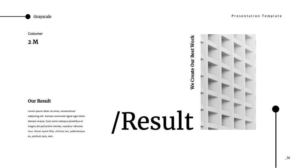 Grayscale Google Slide Template, Presentation Templates | GraphicRiver