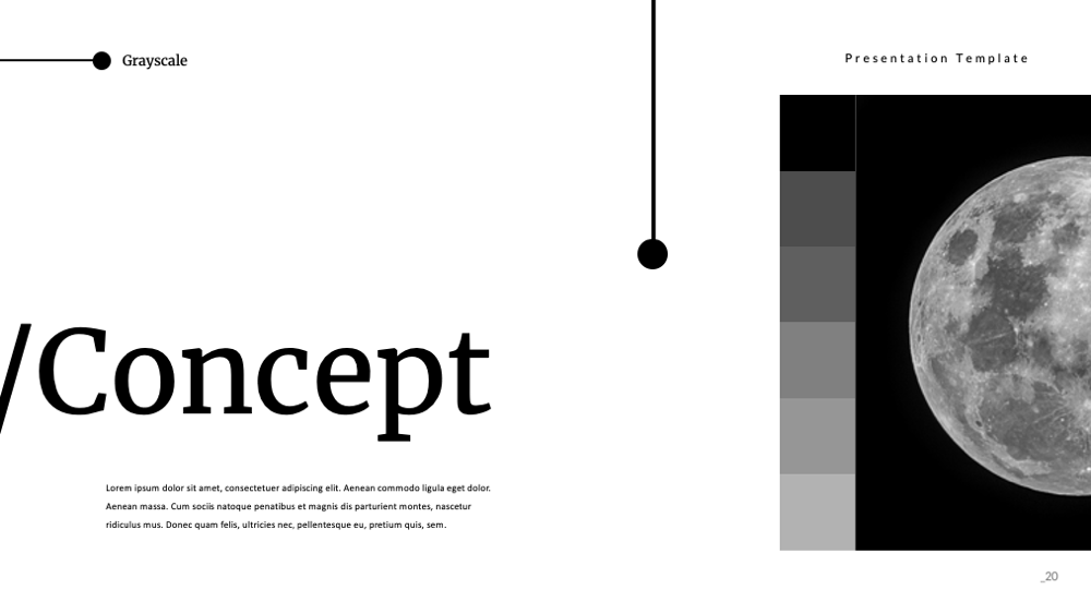 Grayscale Google Slide Template, Presentation Templates | GraphicRiver