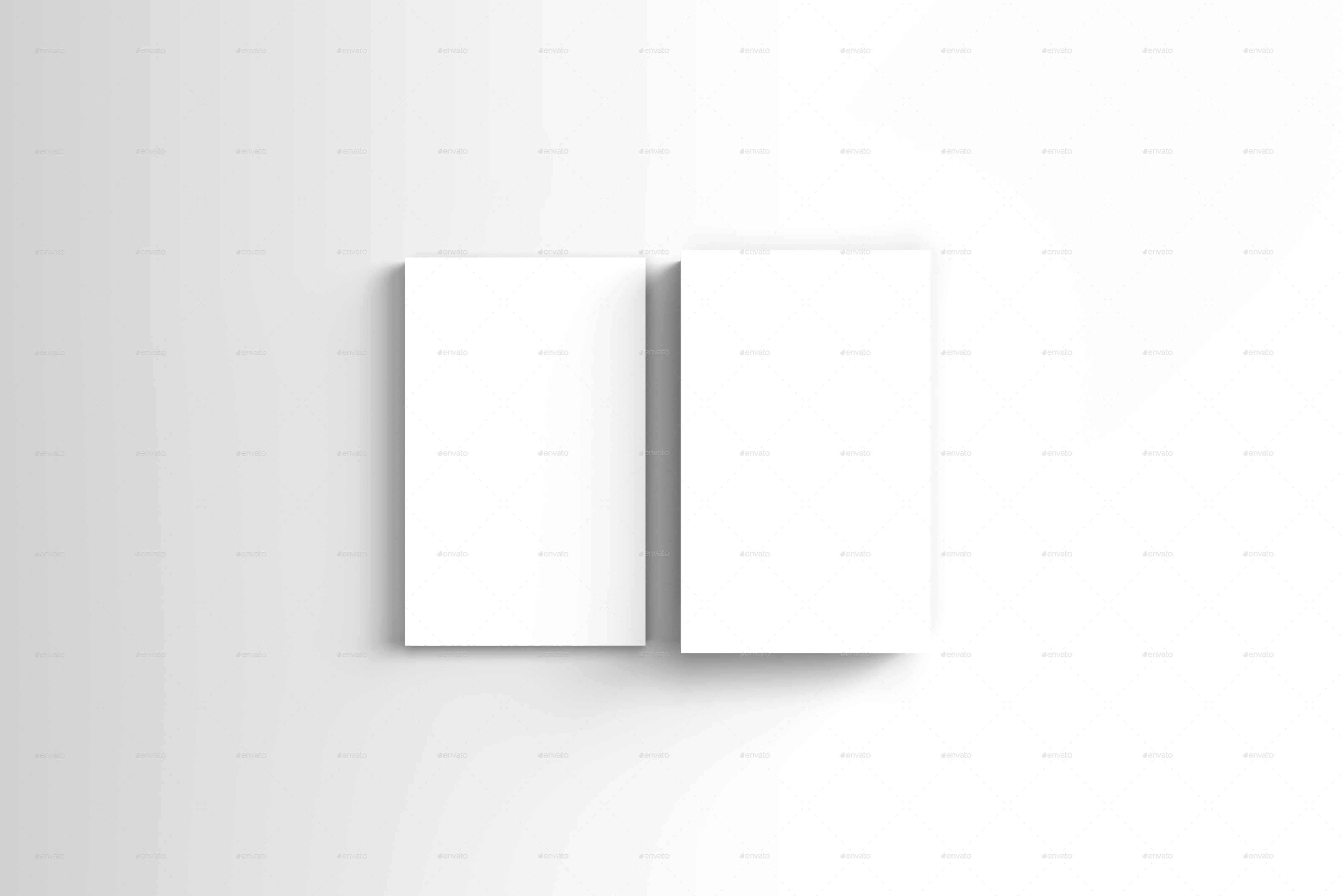 Business Card Stack Mock-up 2 Vertical, Graphics | GraphicRiver