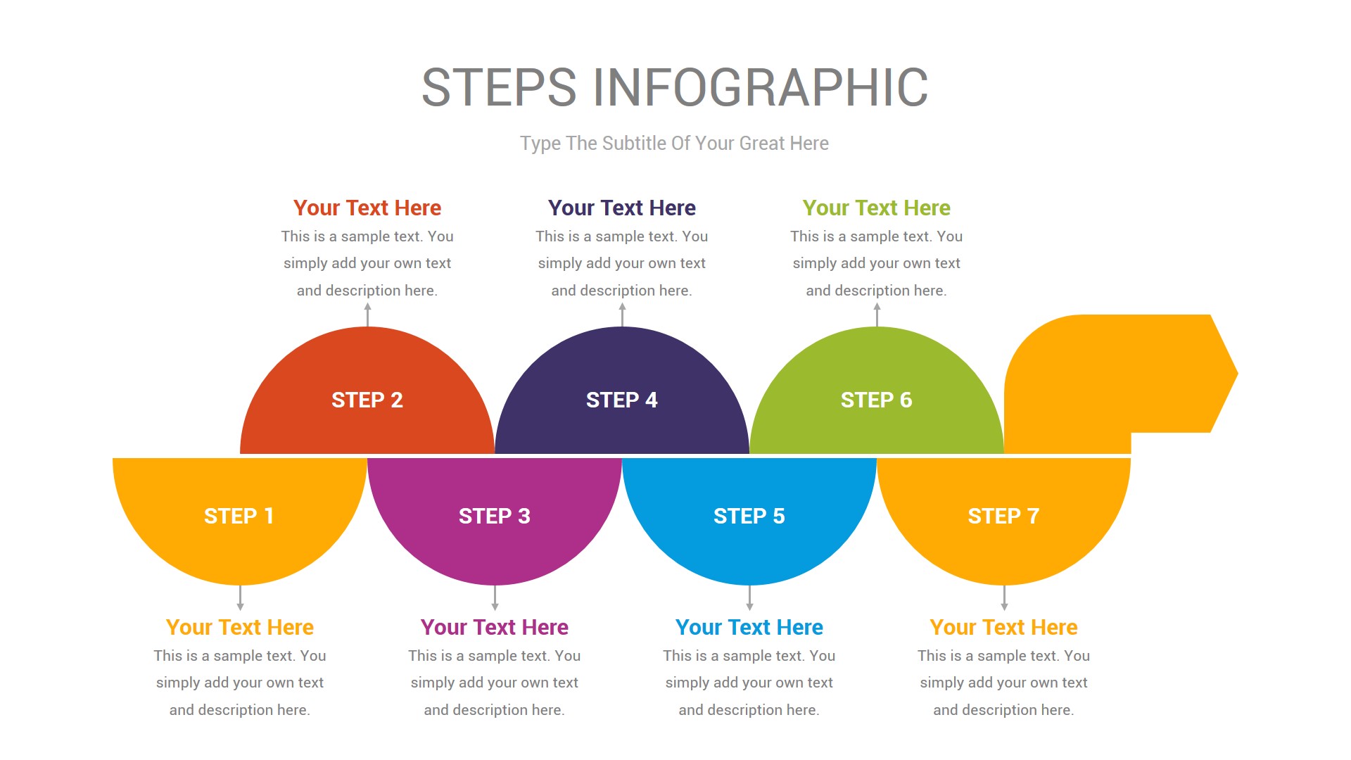 Steps Infographic Google Slides & Illustrator Template, Presentation ...