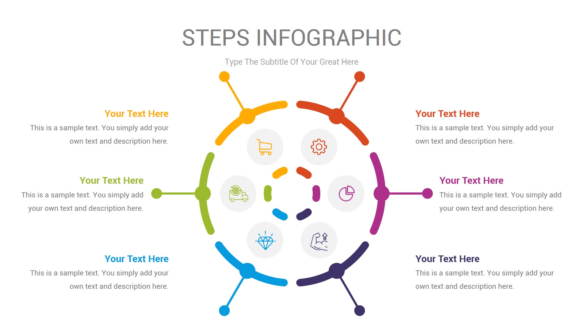 Steps Infographic Google Slides & Illustrator Template, Presentation ...