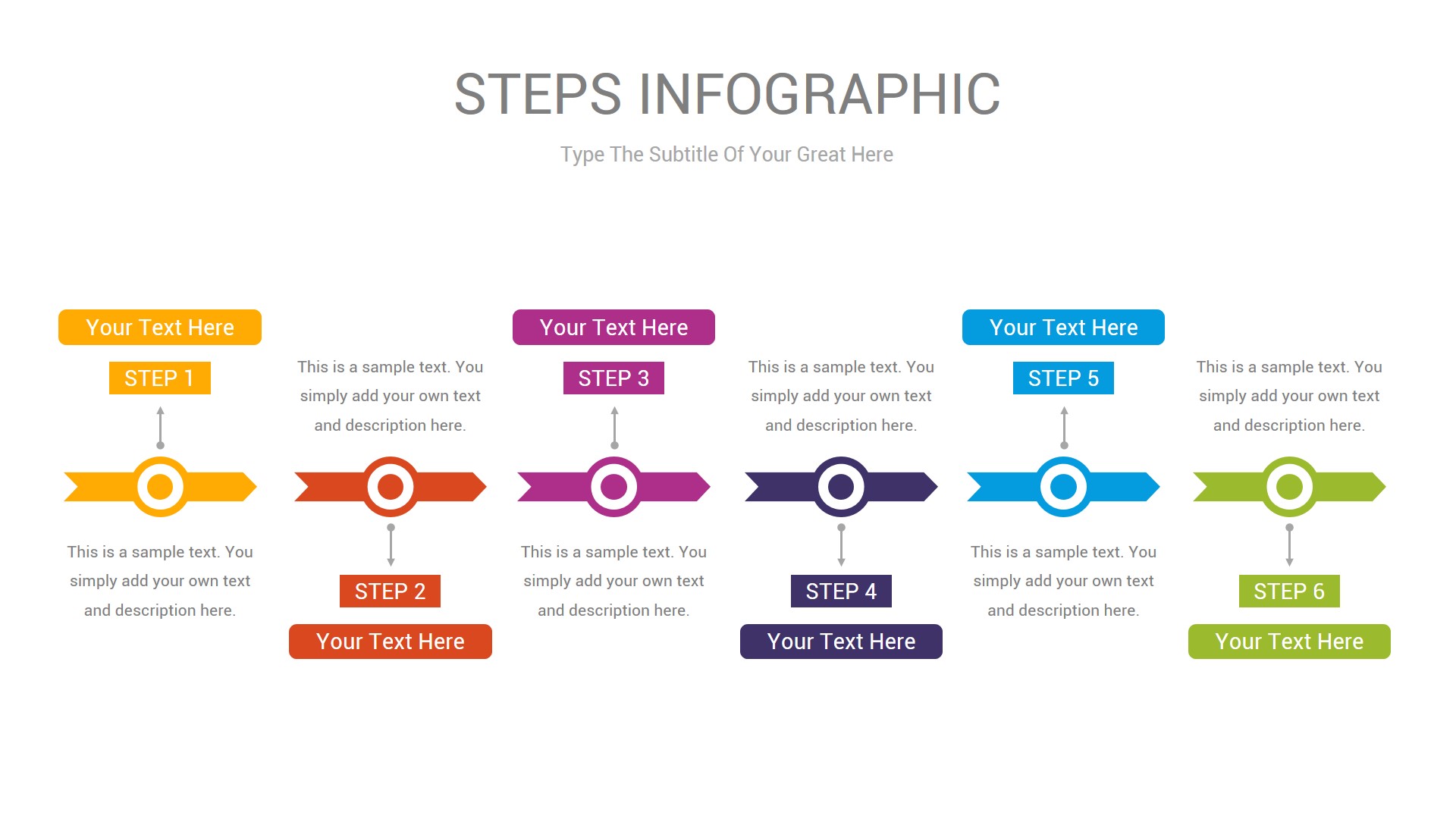 Steps Infographic Google Slides & Illustrator Template, Presentation ...