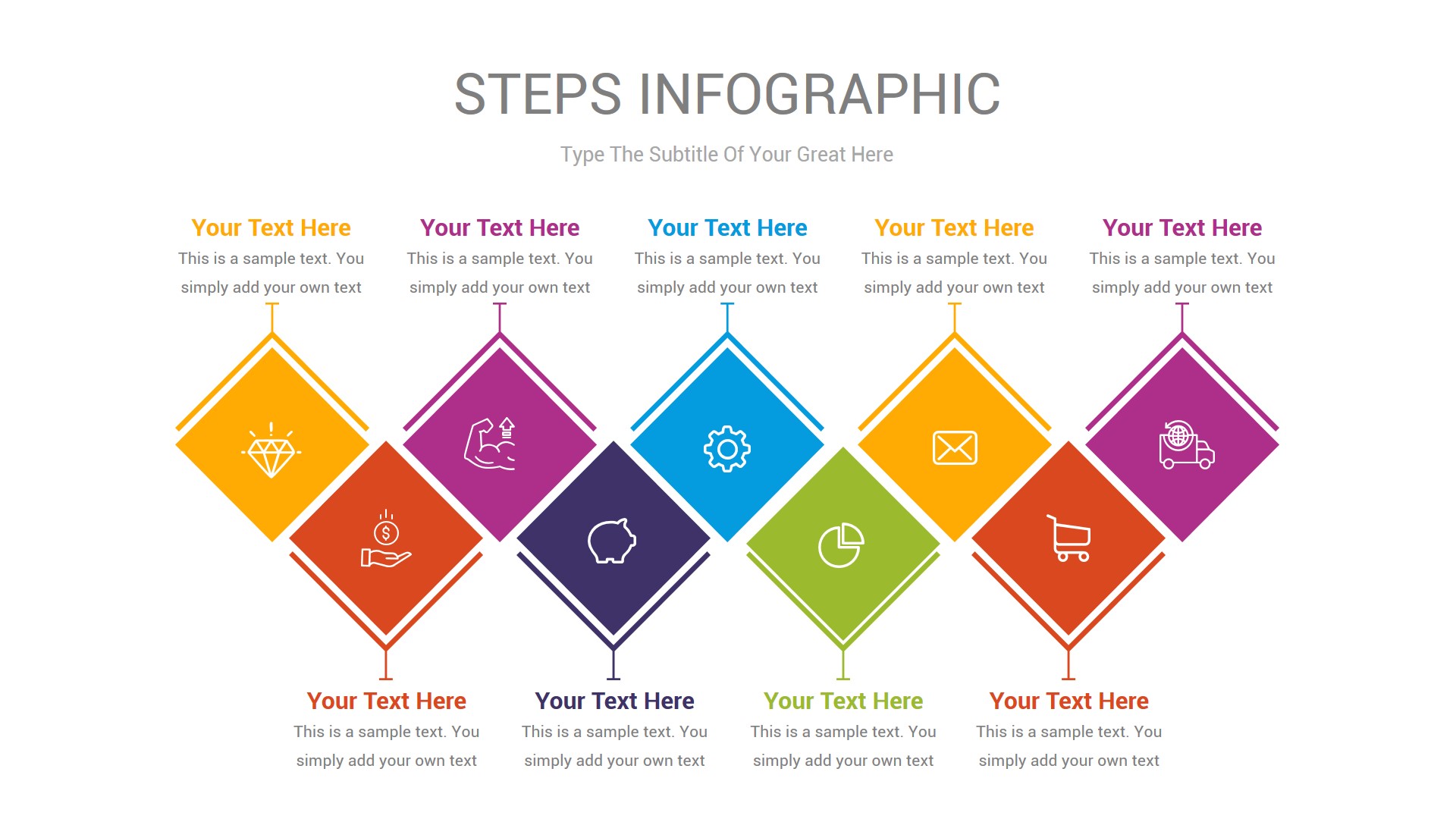 Steps Infographic Google Slides & Illustrator Template, Presentation ...