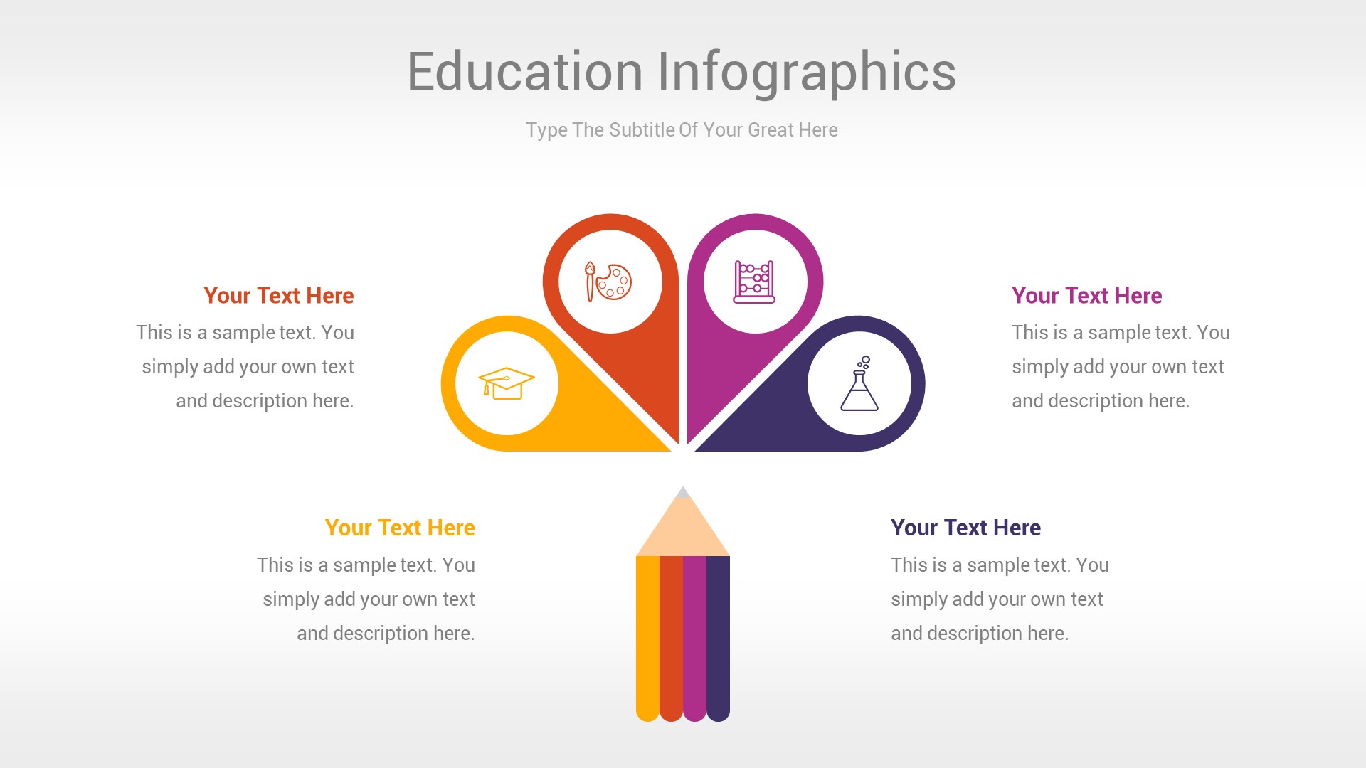 Education Infographics Google Slides & Illustrator Presentation ...