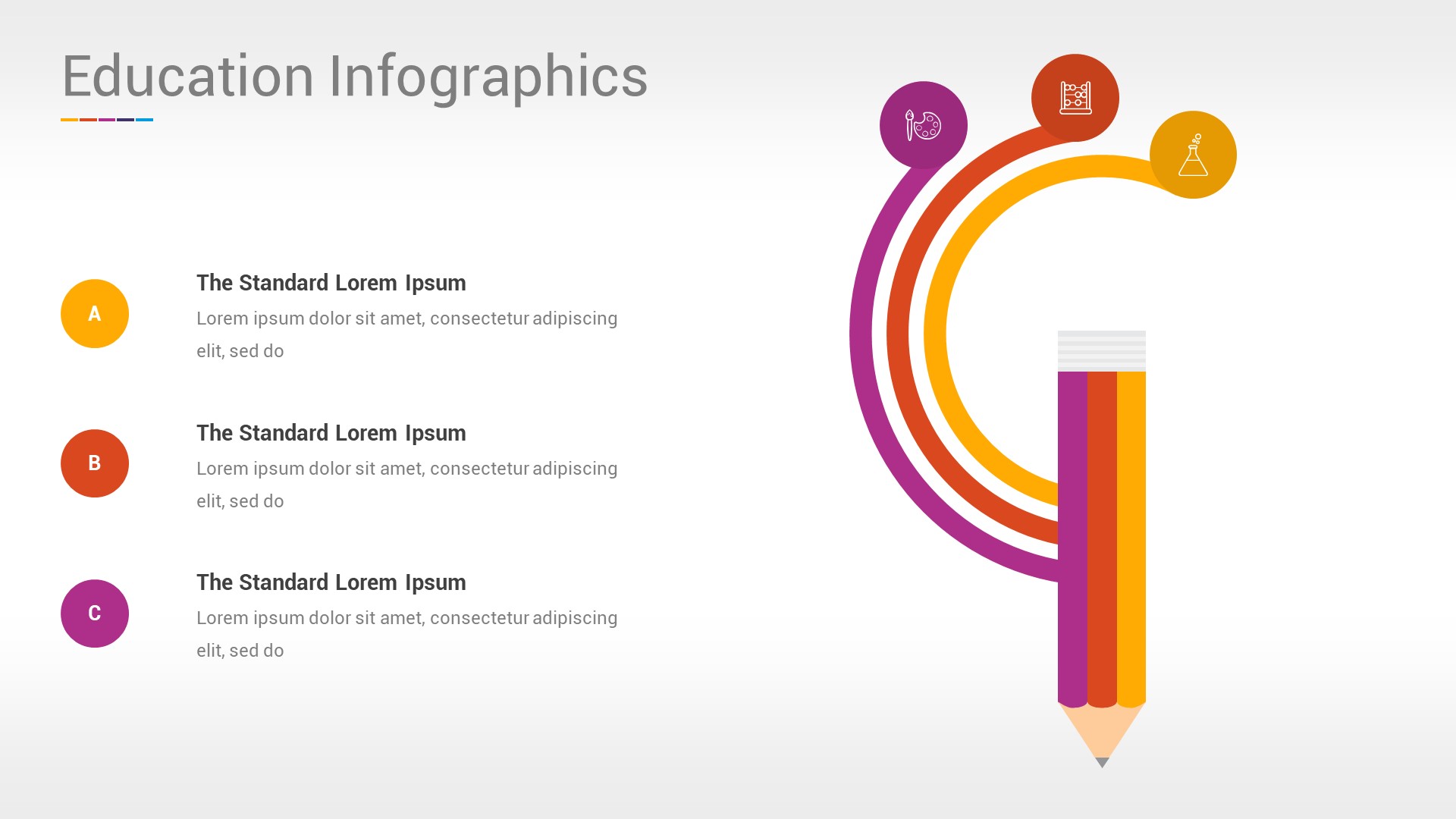 Education Infographics Google Slides & Illustrator Presentation ...