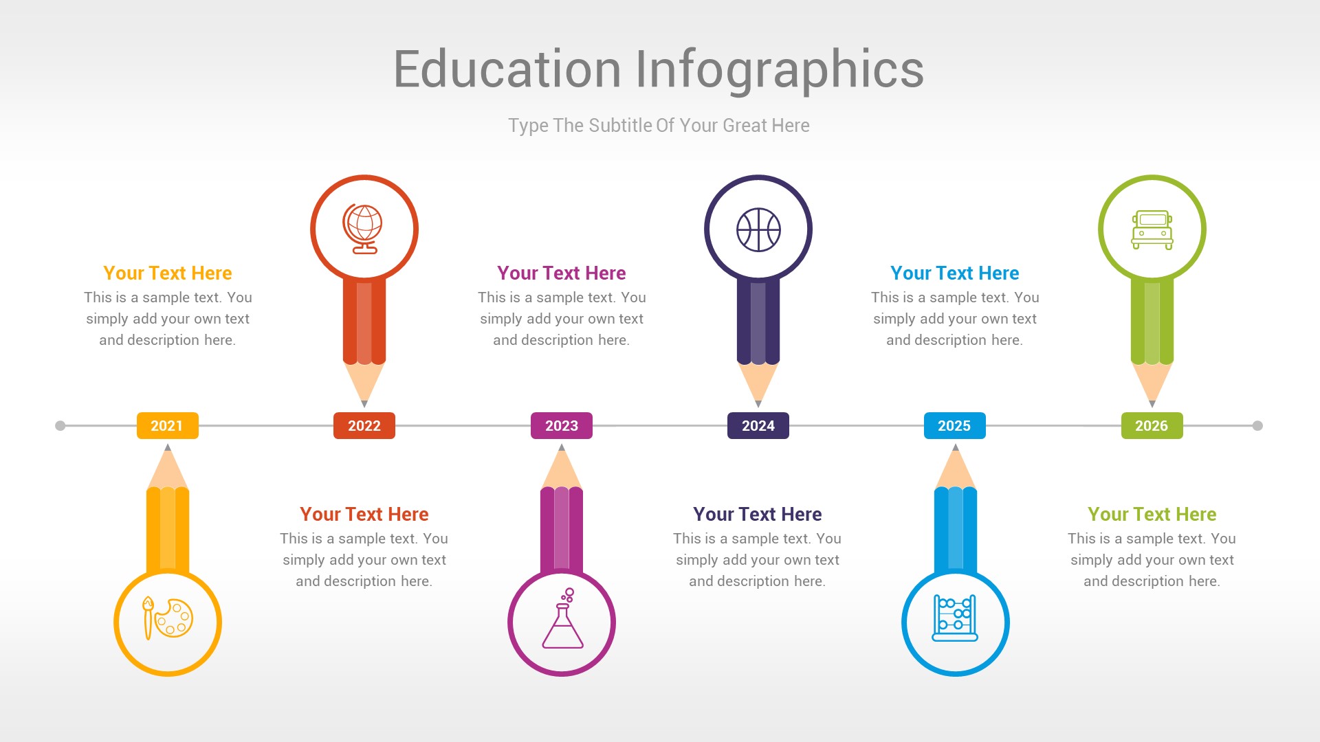 Education Infographics Google Slides & Illustrator Presentation ...