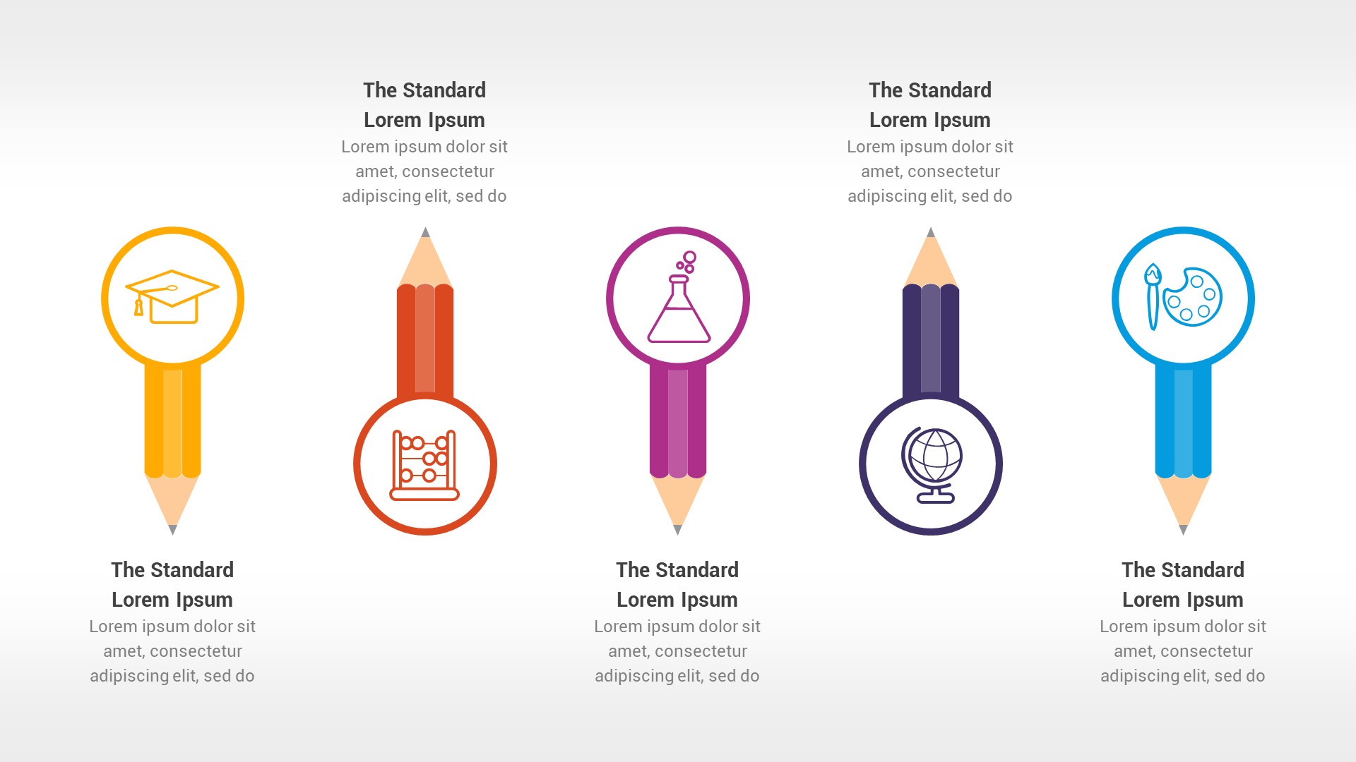 Education Infographics Google Slides & Illustrator Presentation ...