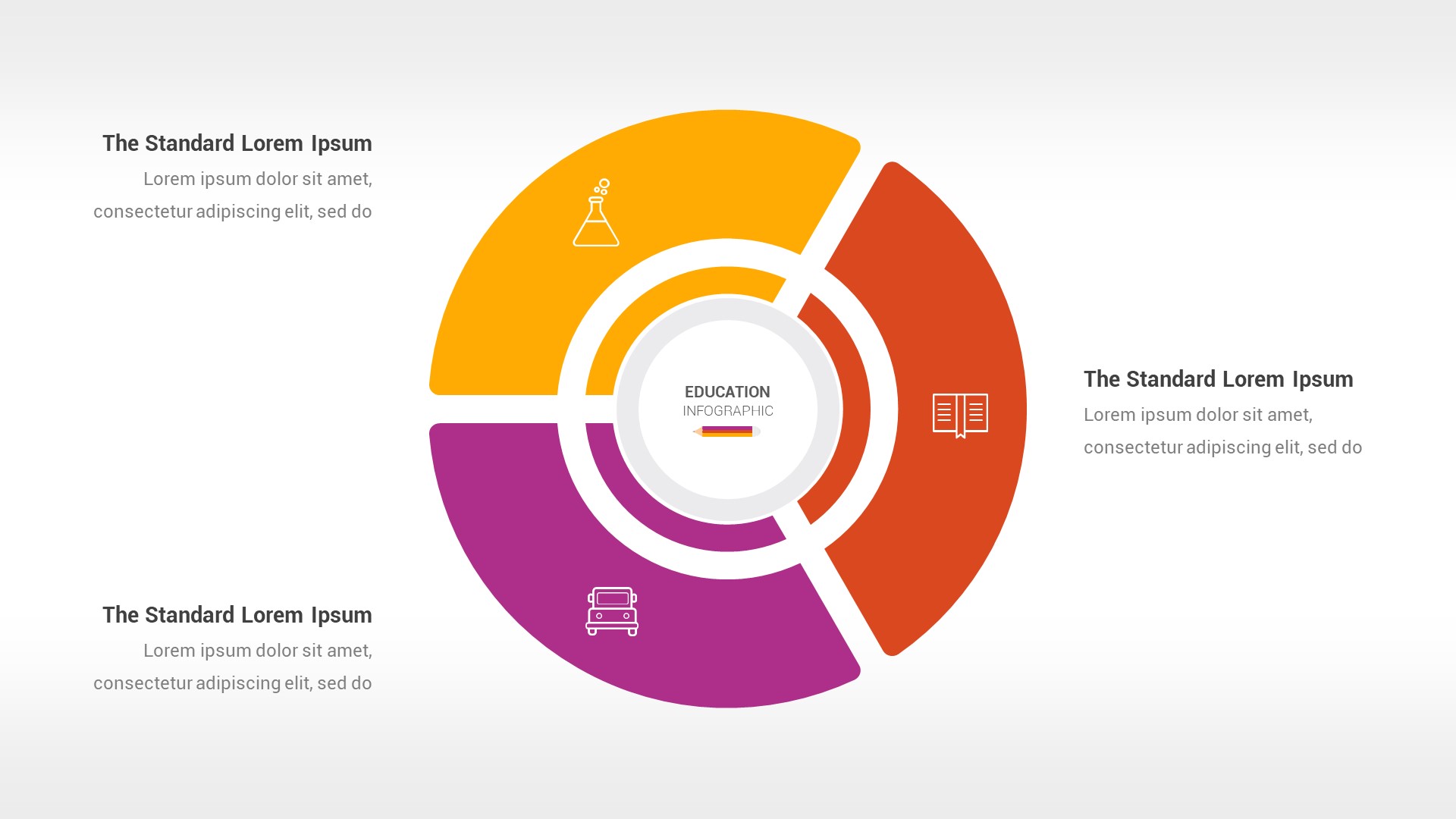 Education Infographics Google Slides & Illustrator Presentation ...