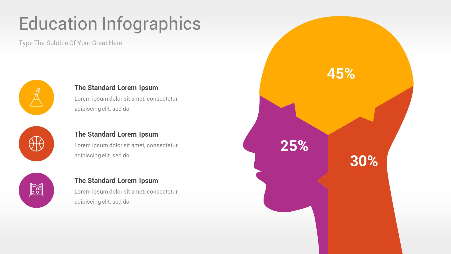 Education Infographics Google Slides & Illustrator Presentation ...