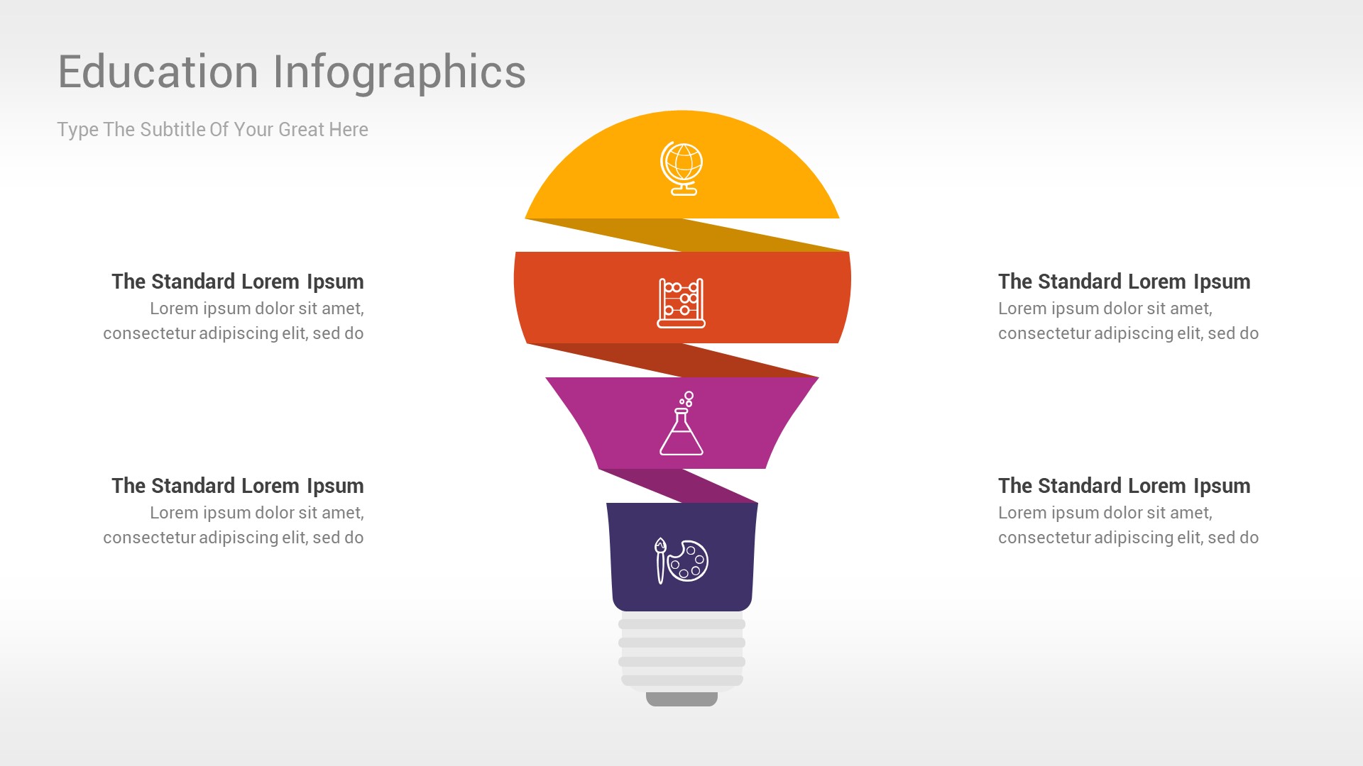 Education Infographics Google Slides & Illustrator Presentation ...