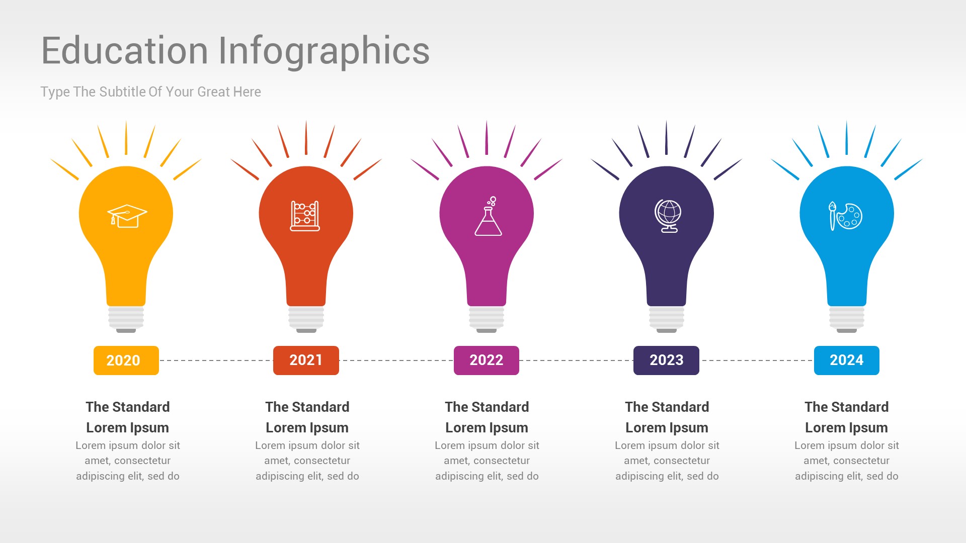 Education Infographics Google Slides & Illustrator Presentation ...