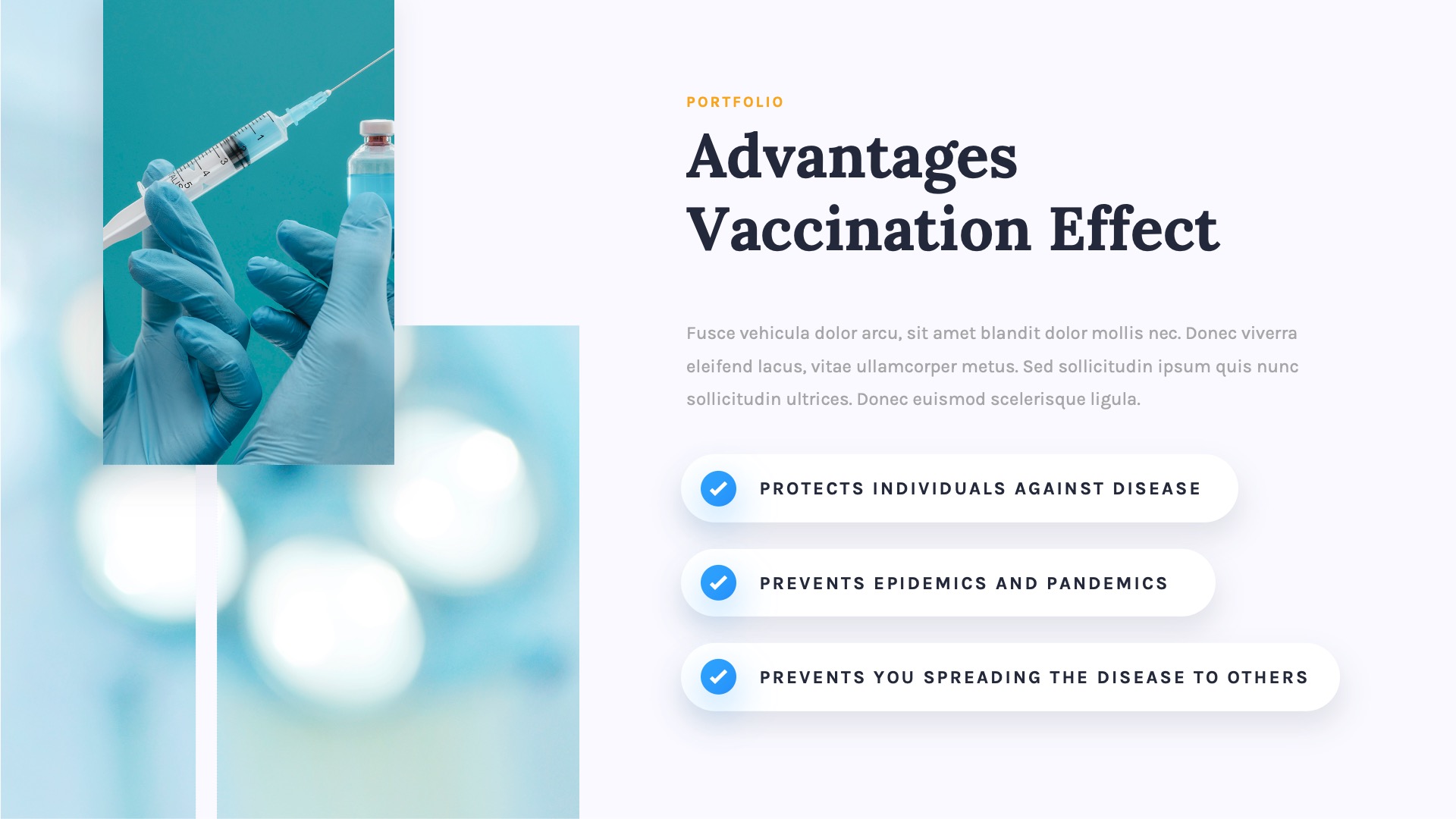 Vacino - Vaccine & Immunization Powerpoint Template, Presentation Templates