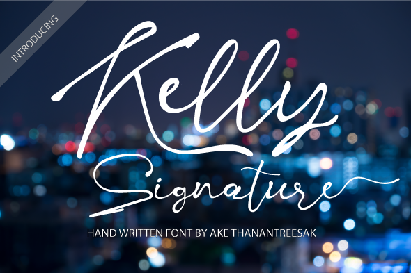 Kelly Signature, Fonts | GraphicRiver