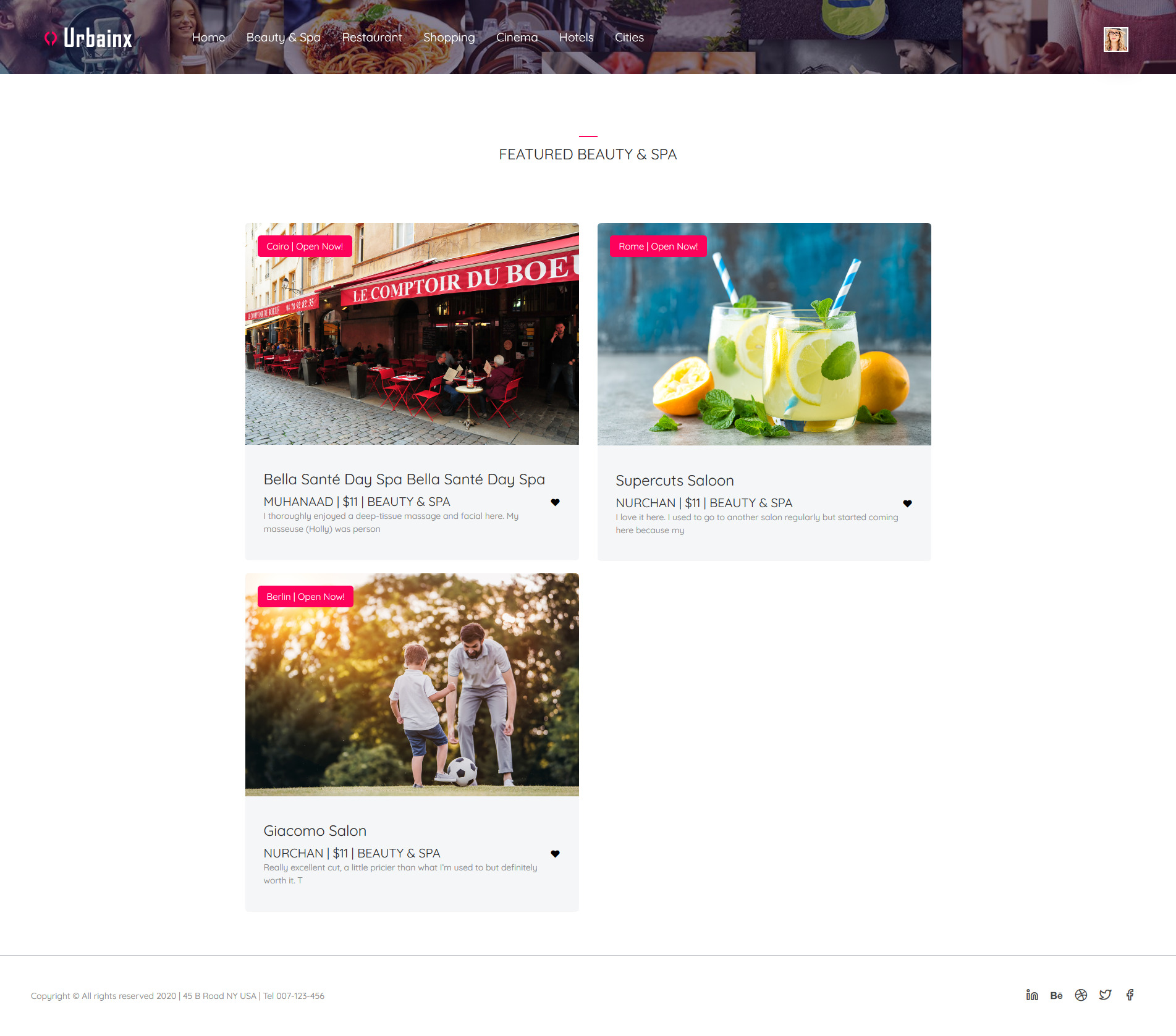 Urbainx - Modern Directory Listing Script Theme by Meteros | CodeCanyon