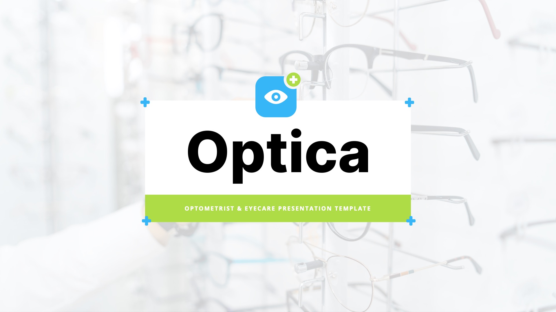 Optica - Optometrist & Eyecare Powerpoint Template, Presentation Templates