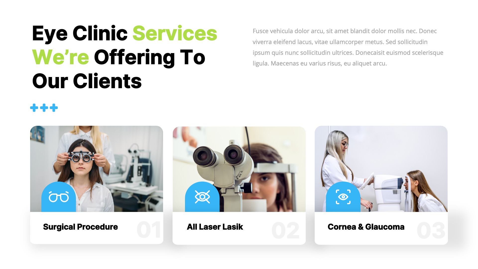 Optica - Optometrist & Eyecare Powerpoint Template, Presentation Templates