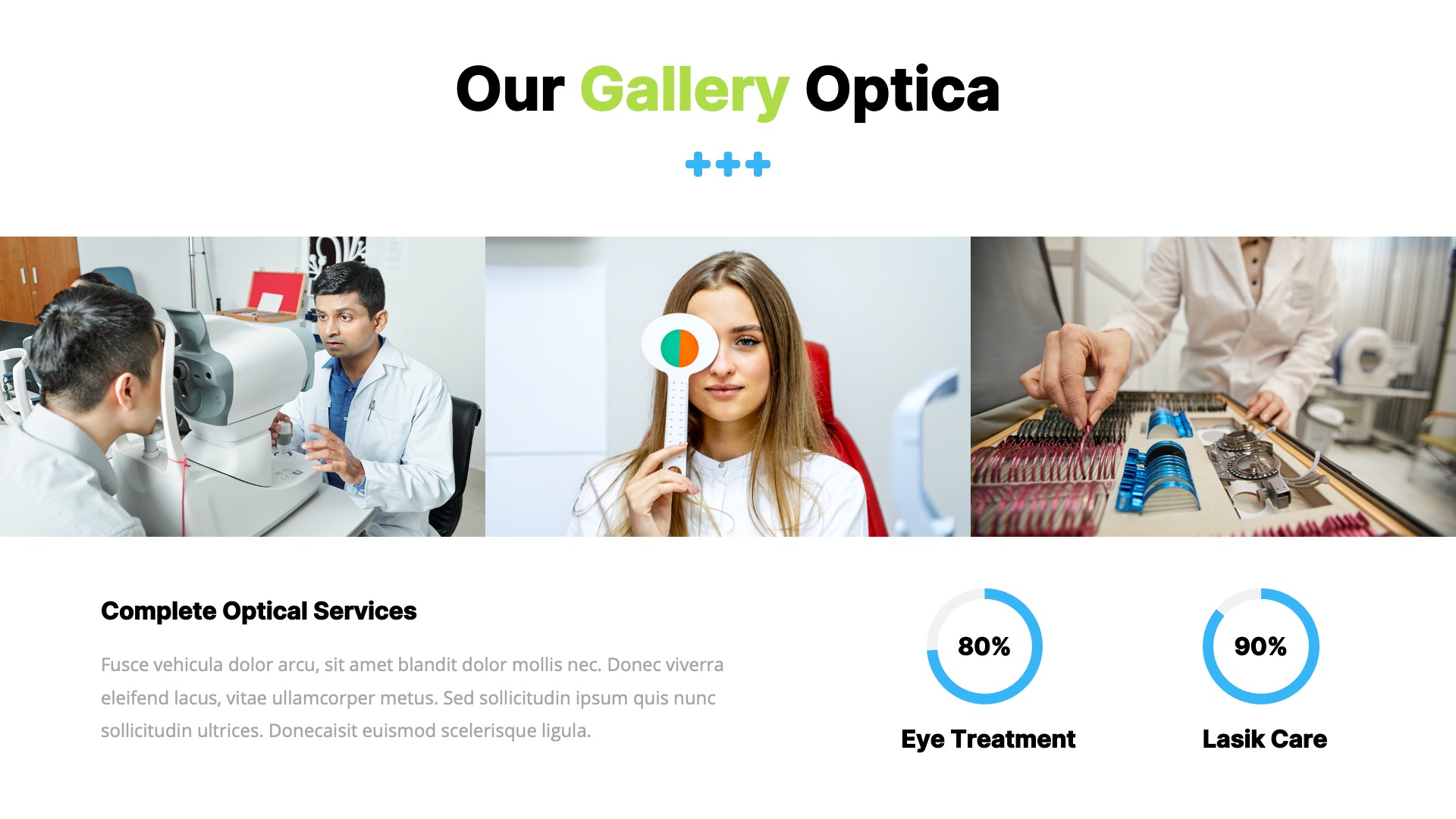 Optica - Optometrist & Eyecare Powerpoint Template, Presentation Templates