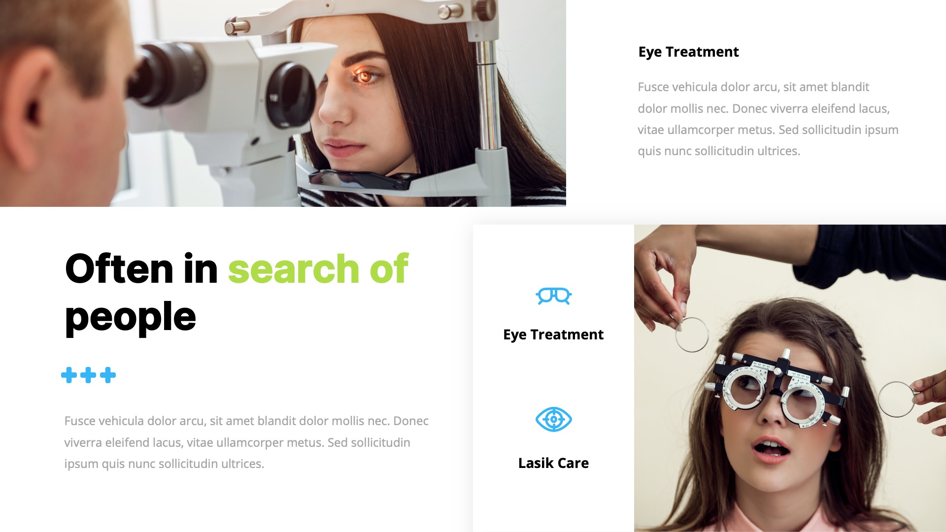 Optica - Optometrist & Eyecare Powerpoint Template, Presentation Templates