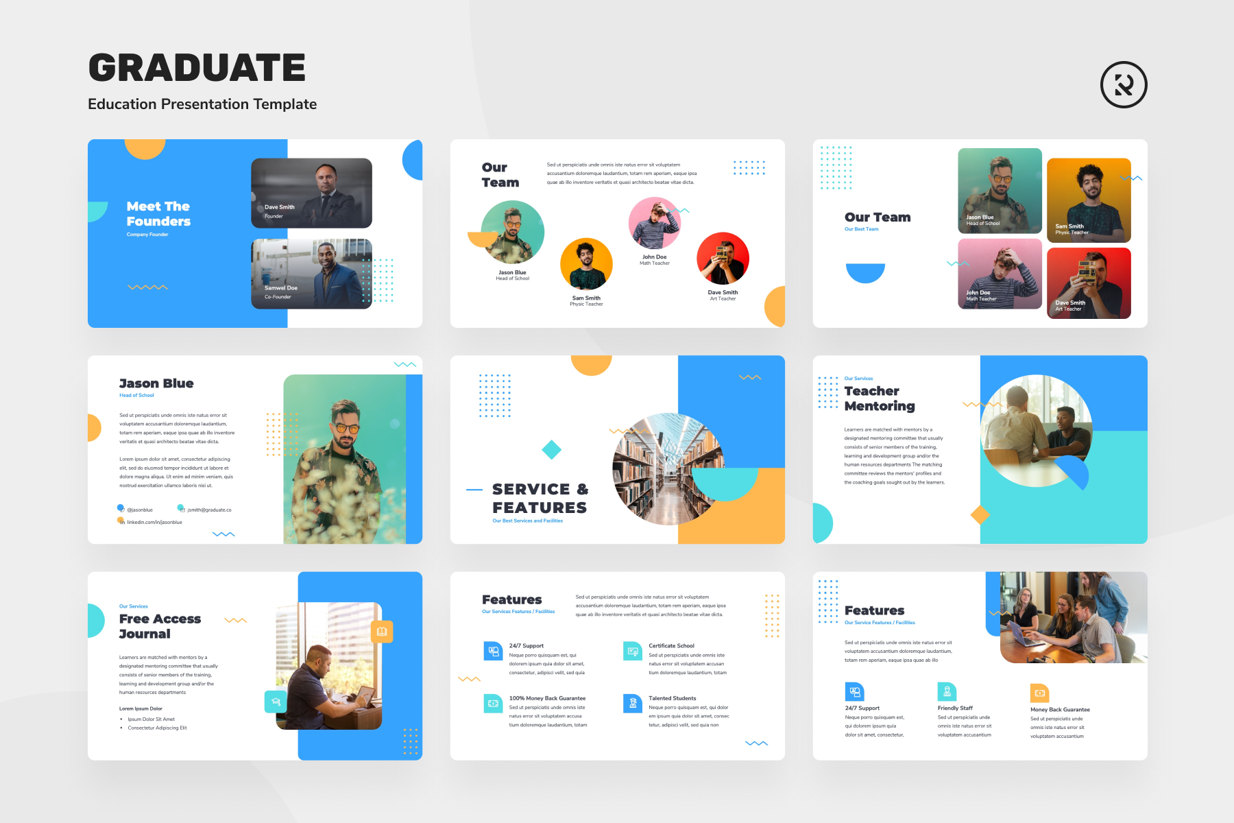 Graduate - Education Google Slides Presentation, Presentation Templates